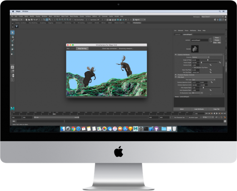 VirtuCamera – Realtime camera motion capture App